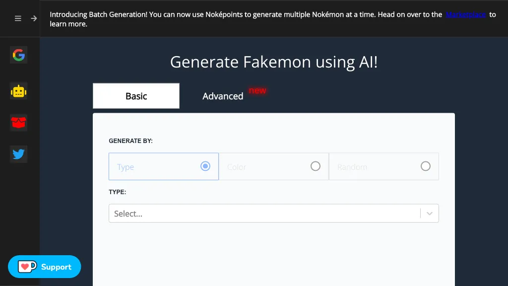 AI Pokemon generator - LookAITools