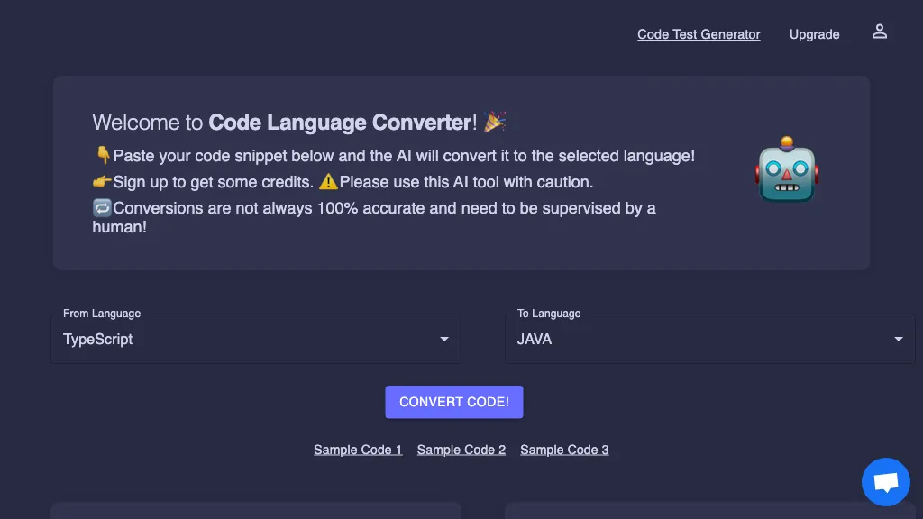 Code Language Converter - LookAITools