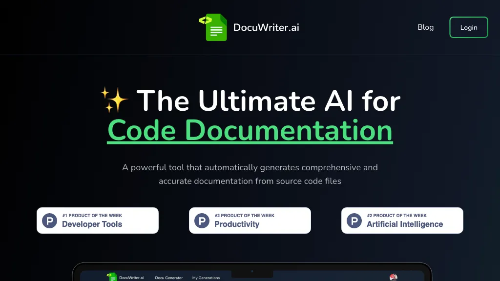 DocuWriter.ai - LookAITools