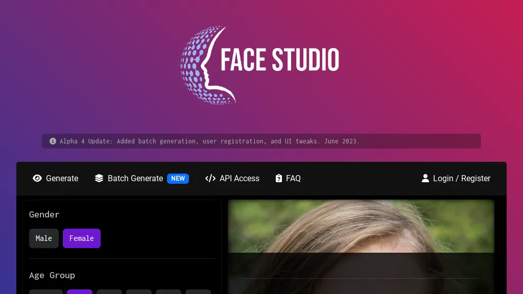 Facestudio - LookAITools