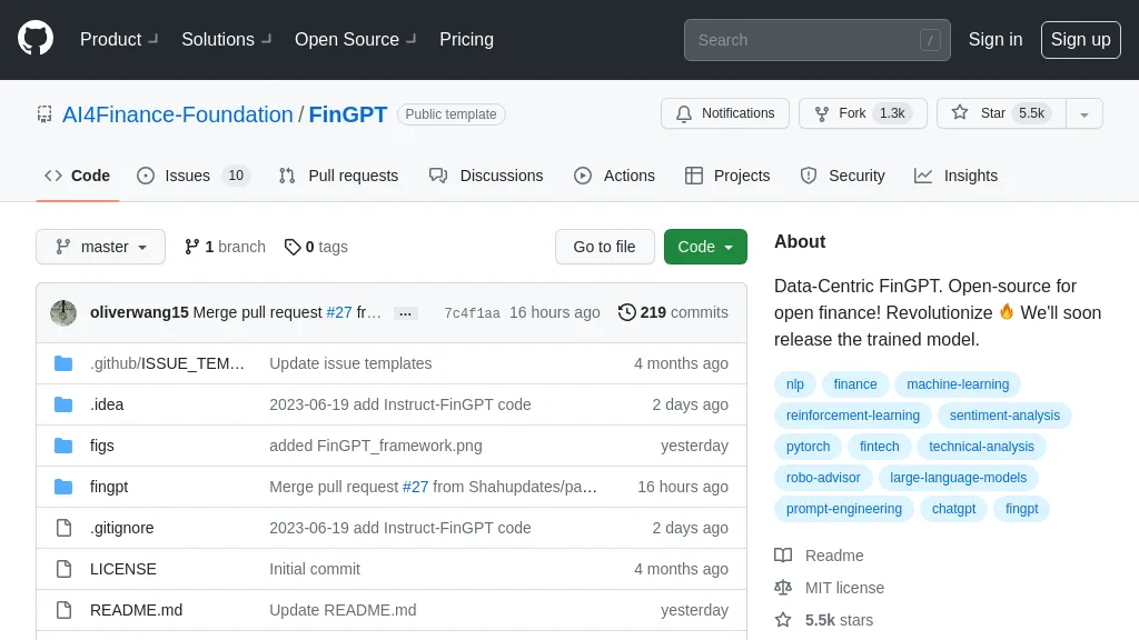 FinGPT - LookAITools