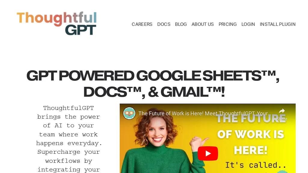 ThoughtfulGPT - LookAITools